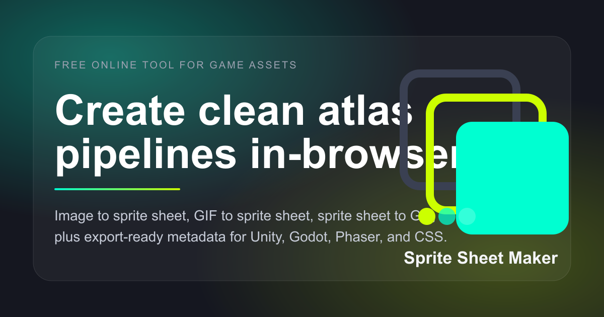 GIF to Sprite Sheet Converter | Free, No Upload